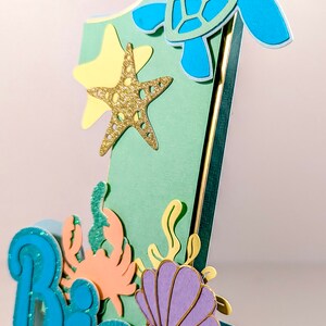 Under the Sea Cake Topper/sea Animals/animal Cake Topper/kids Party ...