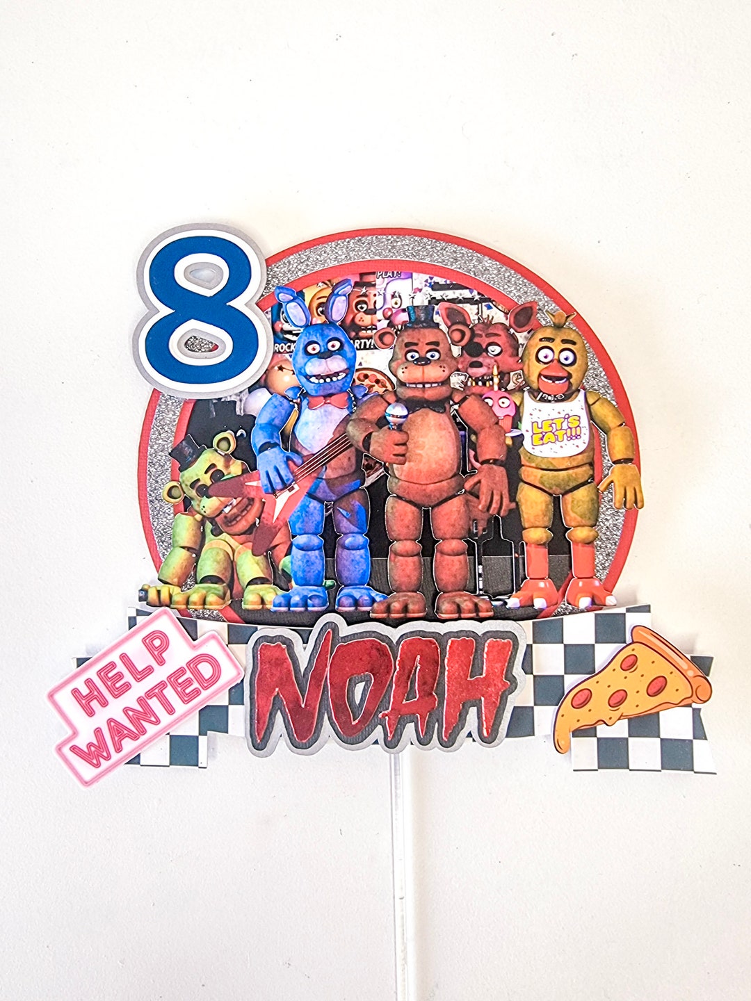 Five Nights at Freddy's Cake Topper - Etsy