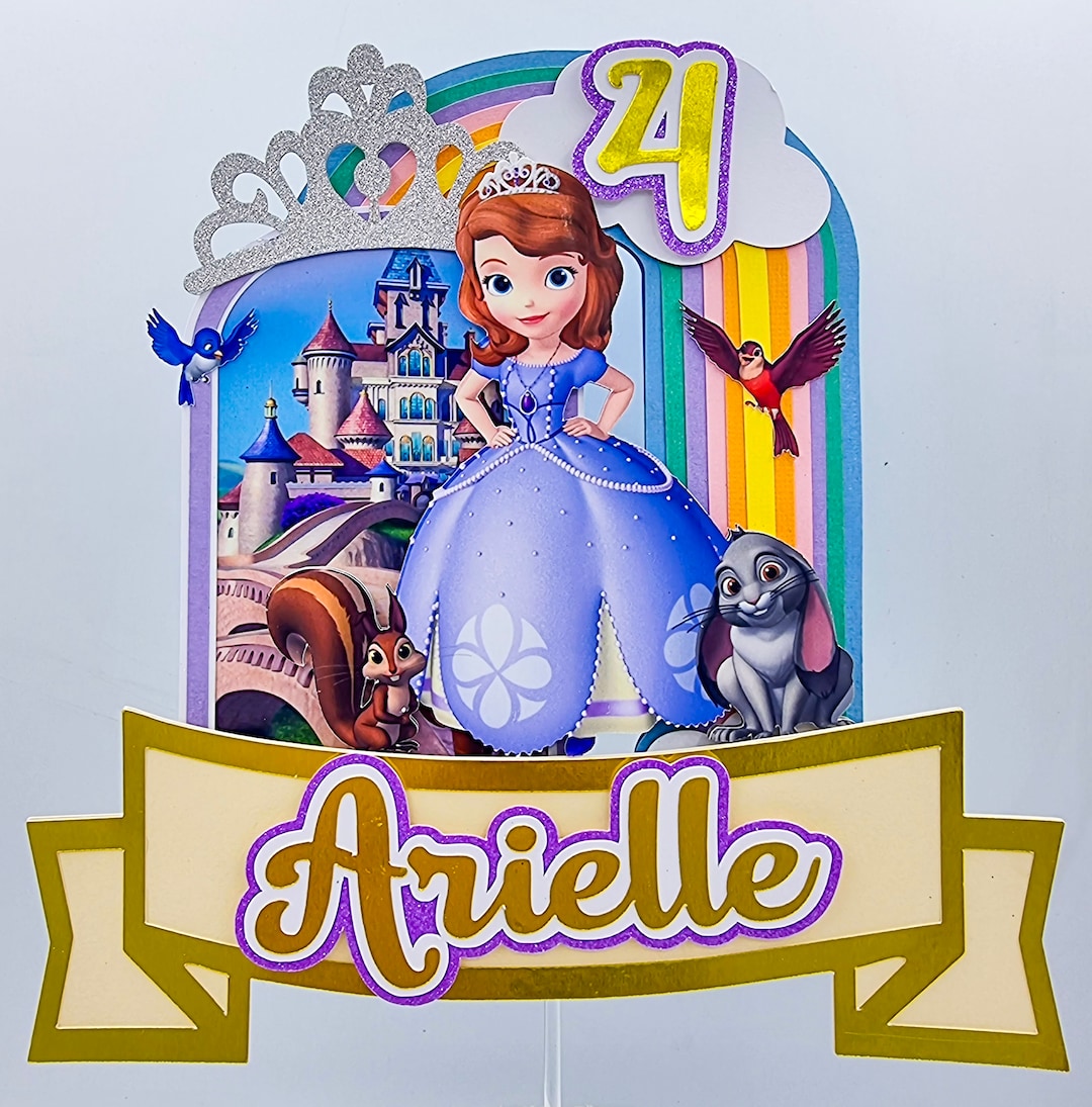 Princess Sofia Cake Topper / Sofia the 1st Princess Cake Topper ...