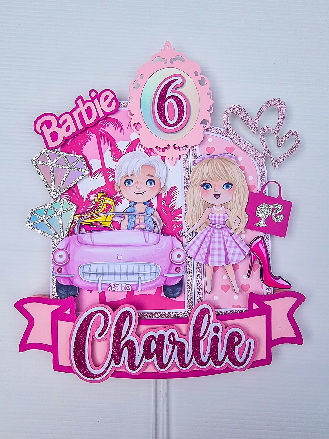Barbie Cake Topper / Barbie Movie / Barbie and Ken / Barbie - Etsy