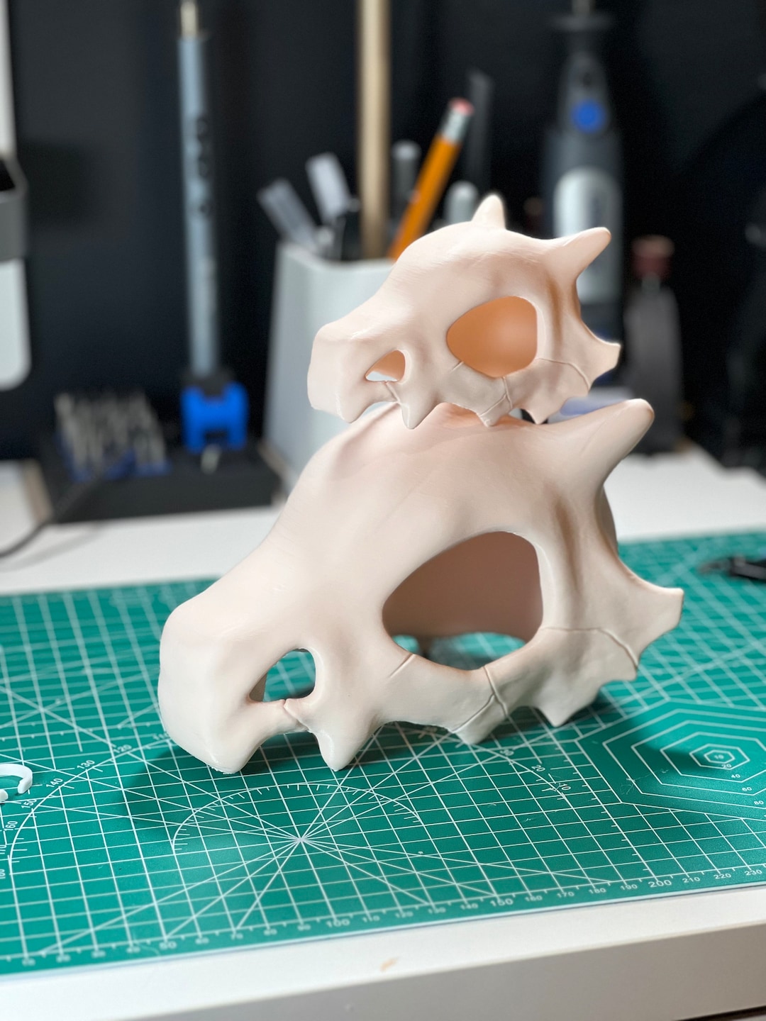 Pokemon Lifelike Cubone Skull and Club Replica | 3D Printed - Etsy