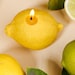 Lemon Shaped Candle Citrus Scented Lime Candle Set Wedding Favor Bridal ...