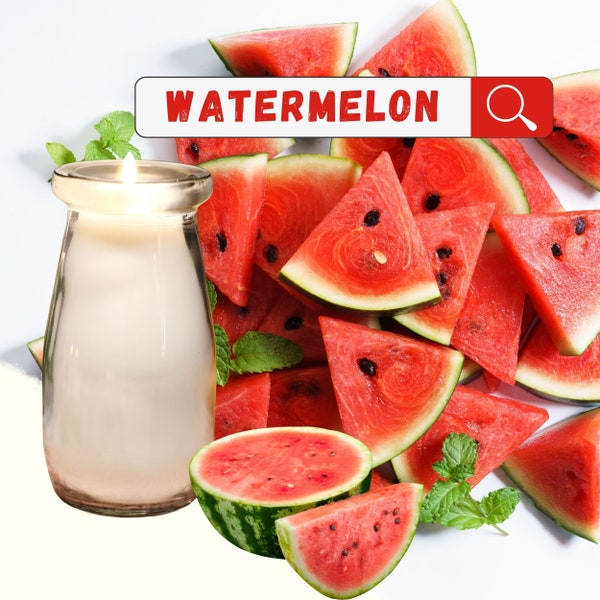 Watermelon Candle - Etsy