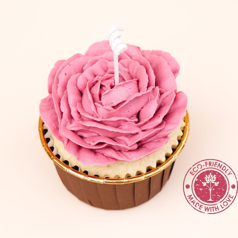 Cupcake Candle - Etsy
