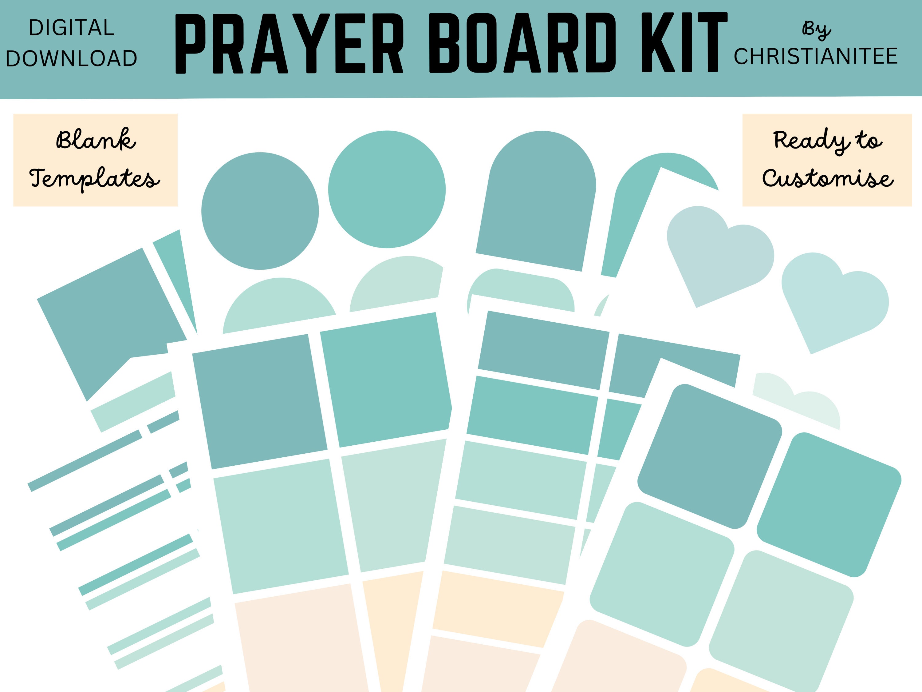 Prayer Board Kit, Bible Verse, Scripture Gift, Christianity, Pray ...