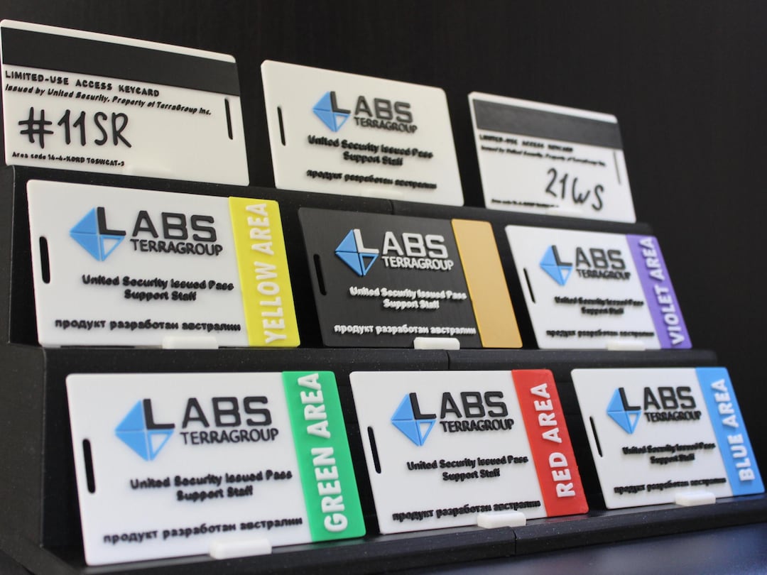 Escape From Tarkov - Labs Coloured Keycards - Etsy UK