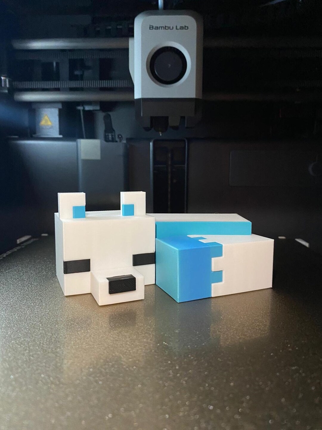 Minecraft Arctic Fox Sleeping Fox Cute - Etsy