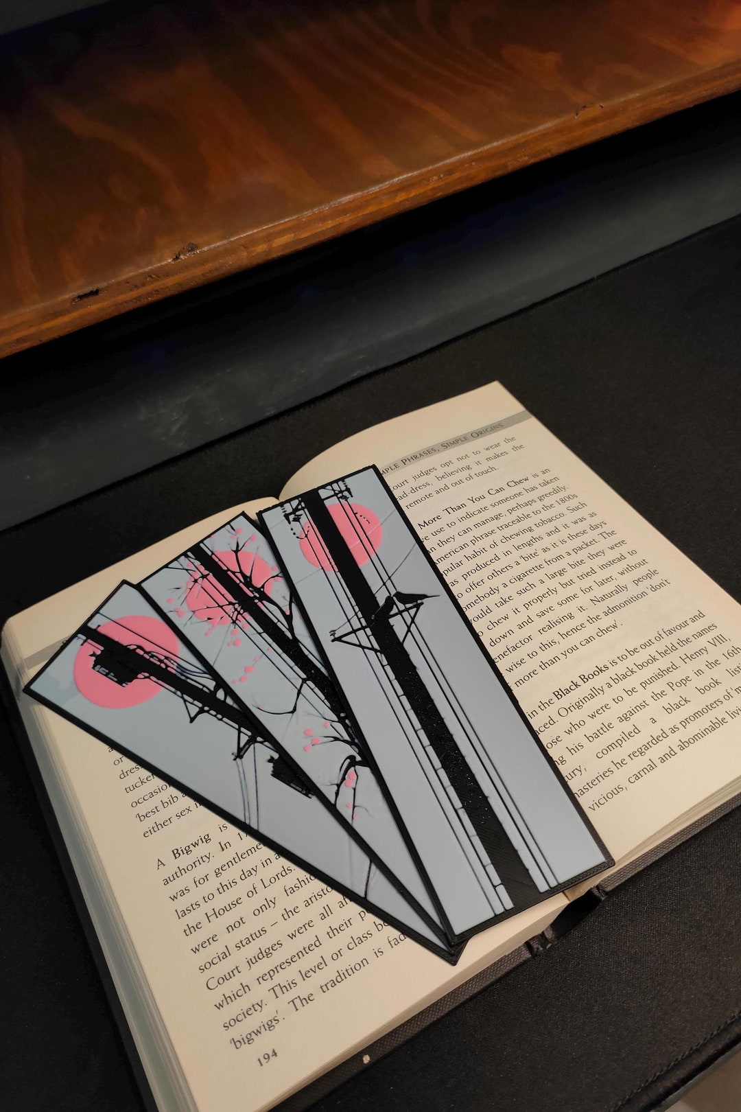 Japanese Themed Set of Bookmarks Bookmark Pack of 3 - Etsy