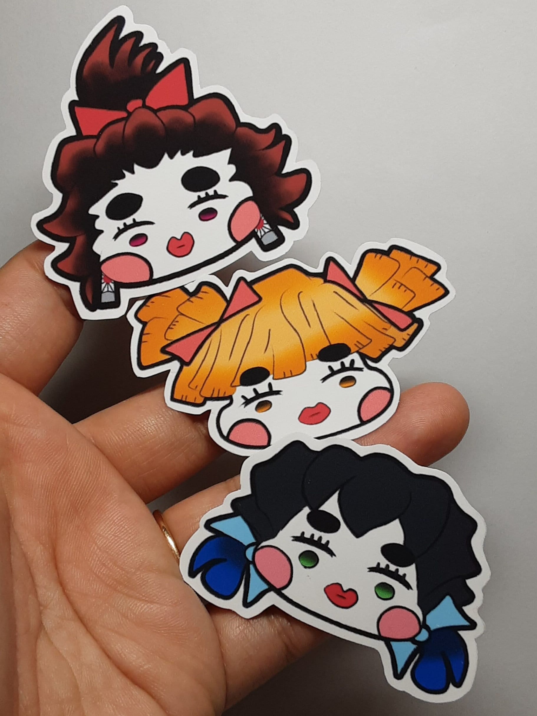 Ugly Sisters From Different Misters Vinyl Matte Stickers - Etsy