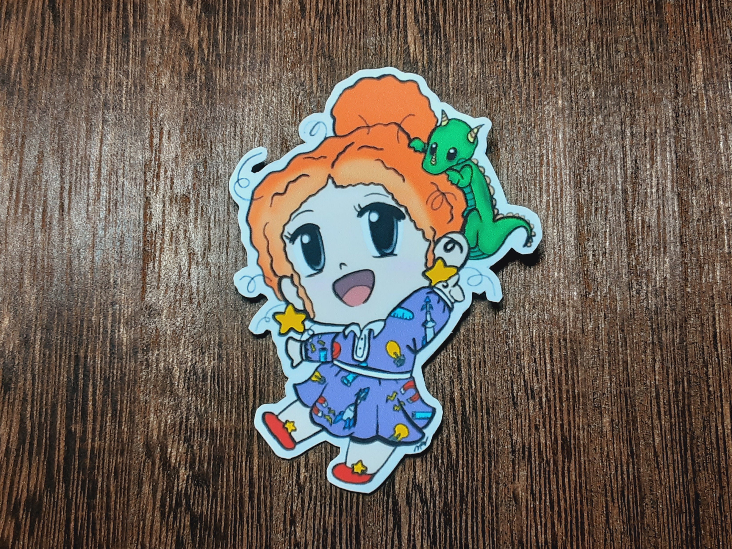 Kawaii Miss Frizzle Chibi Vinyl Sticker Fanart - Etsy
