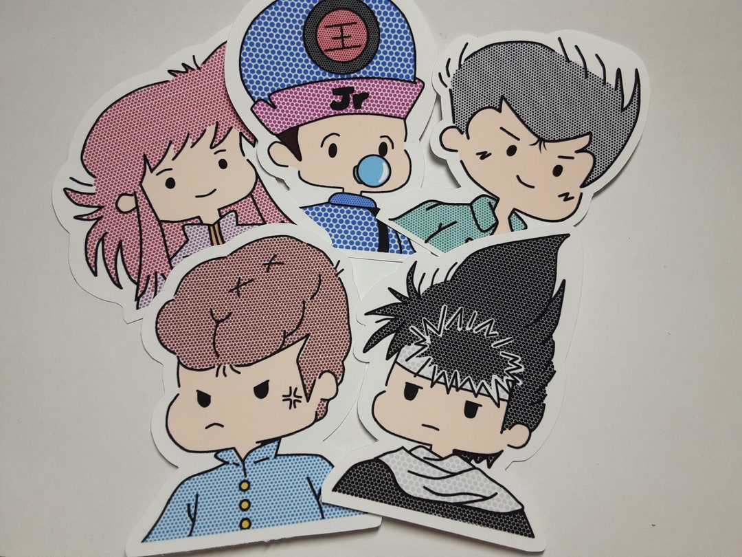 Chibi Spirit Detective Waterproof Matte Sticker Set Fanart - Etsy