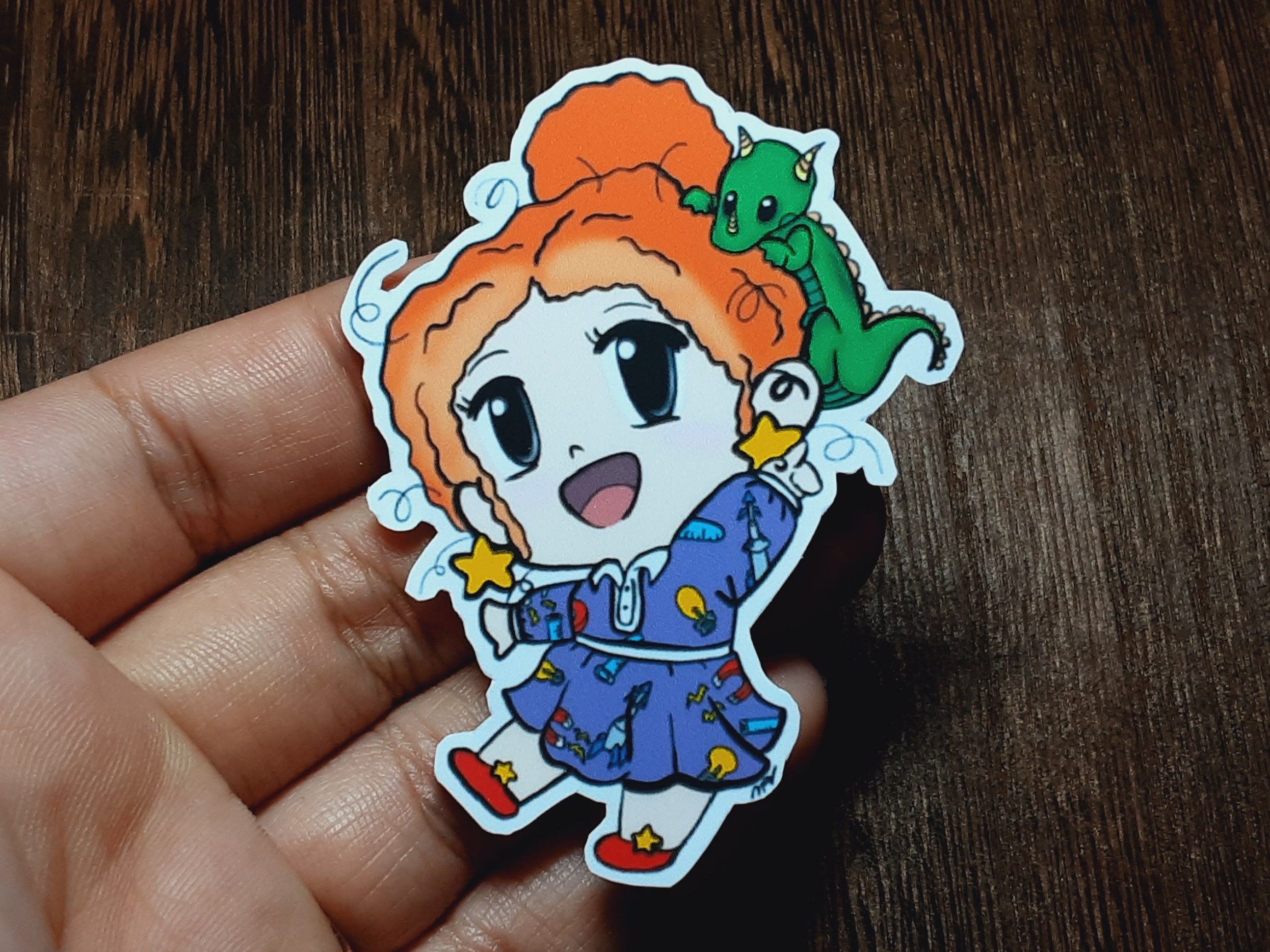 Kawaii Miss Frizzle Chibi Vinyl Sticker Fanart - Etsy