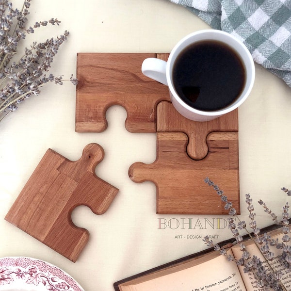 Puzzle Coasters - Etsy