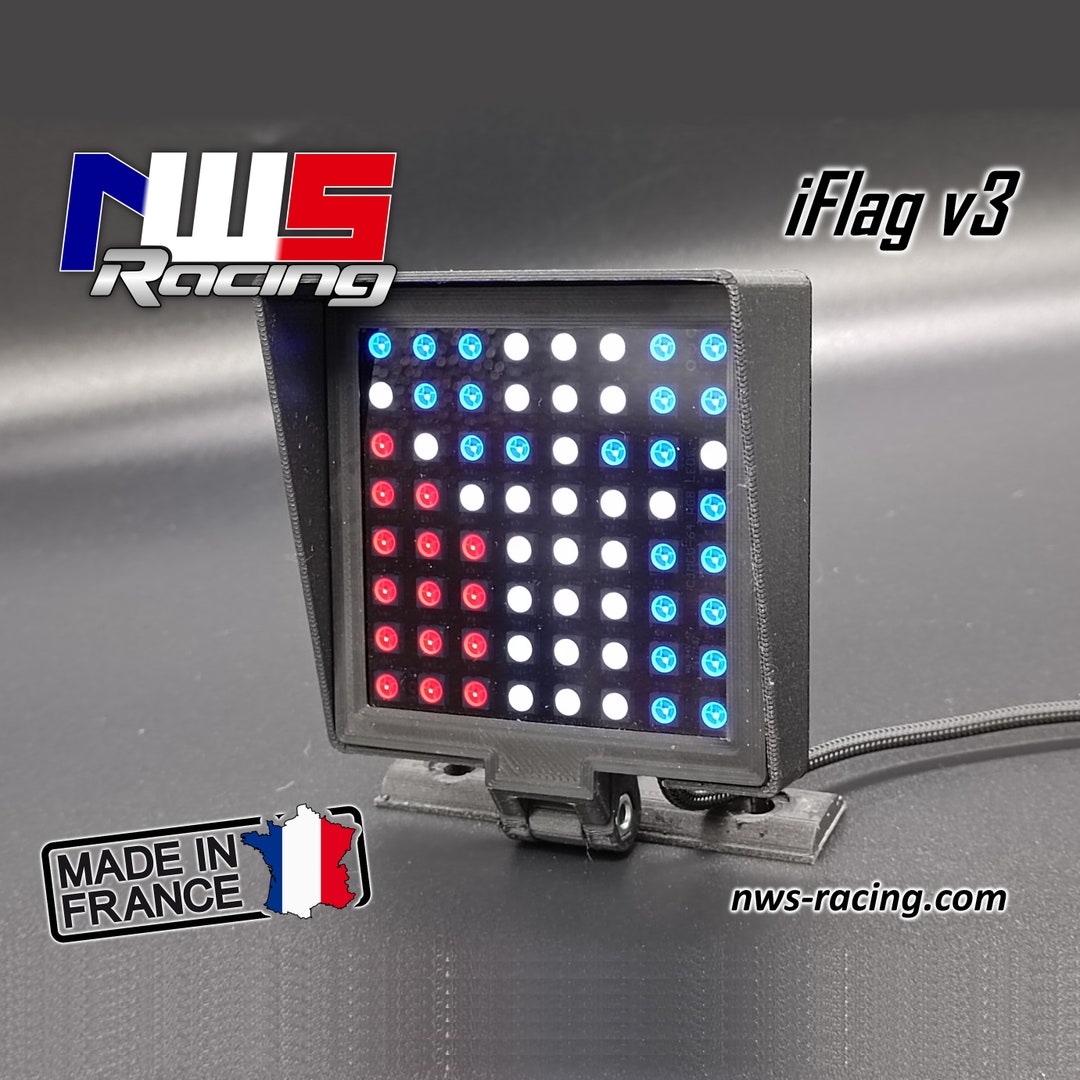 Simracing Iflag V3 HAT Edition 64 Leds, Gear Indicator, Flag Display and Proximity - Etsy