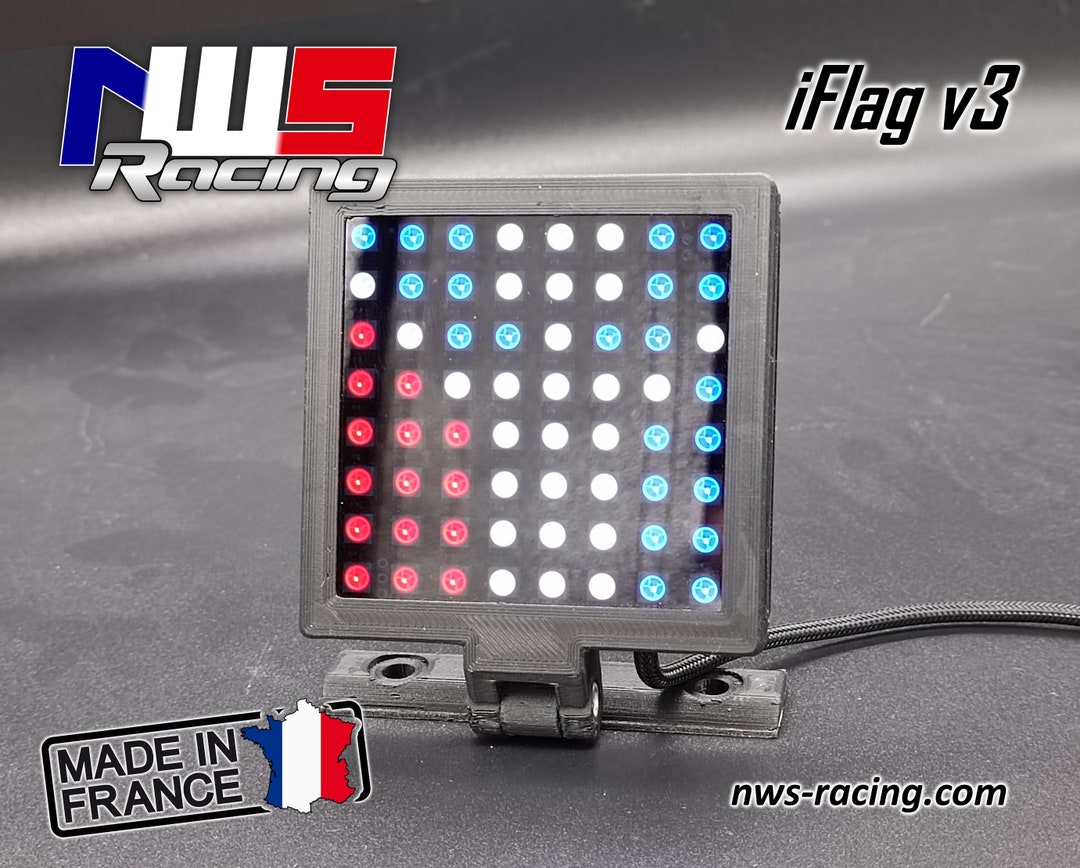 Simracing Iflag V3 FLAT Edition 64 Leds Gear Indicator Flag - Etsy UK