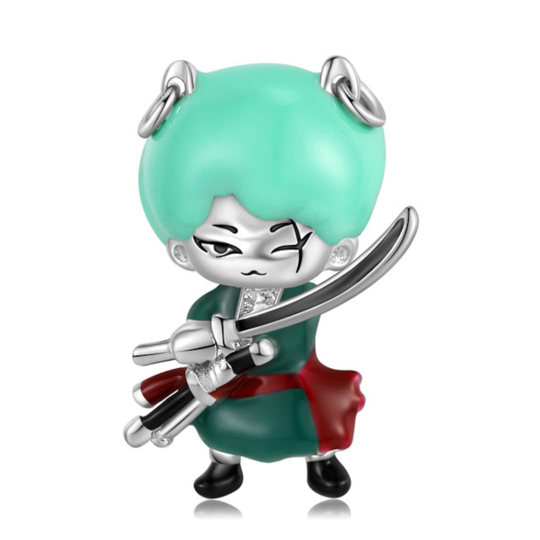 Anime Charm, Cartoon Charm, Warrior Charm S925 Sterling Silver Charms ...