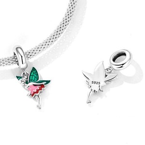 Magical Fairy Elf Charm European Style Bracelets, 925 Sterling Silver ...