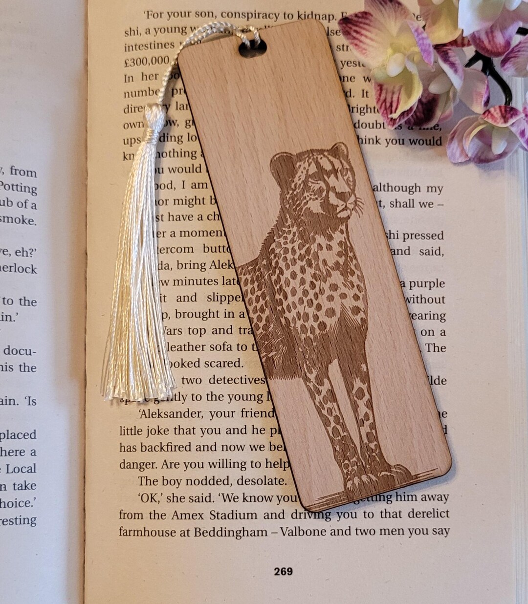 Cheetah, African Safari, South African Nature Custom Book Wooden ...