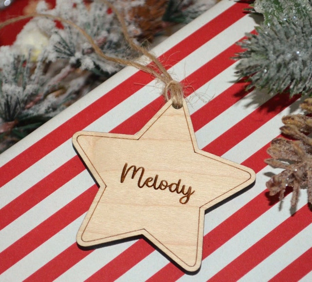 Personalised Wooden Santa Gift Tags Perfect for Decorating - Etsy