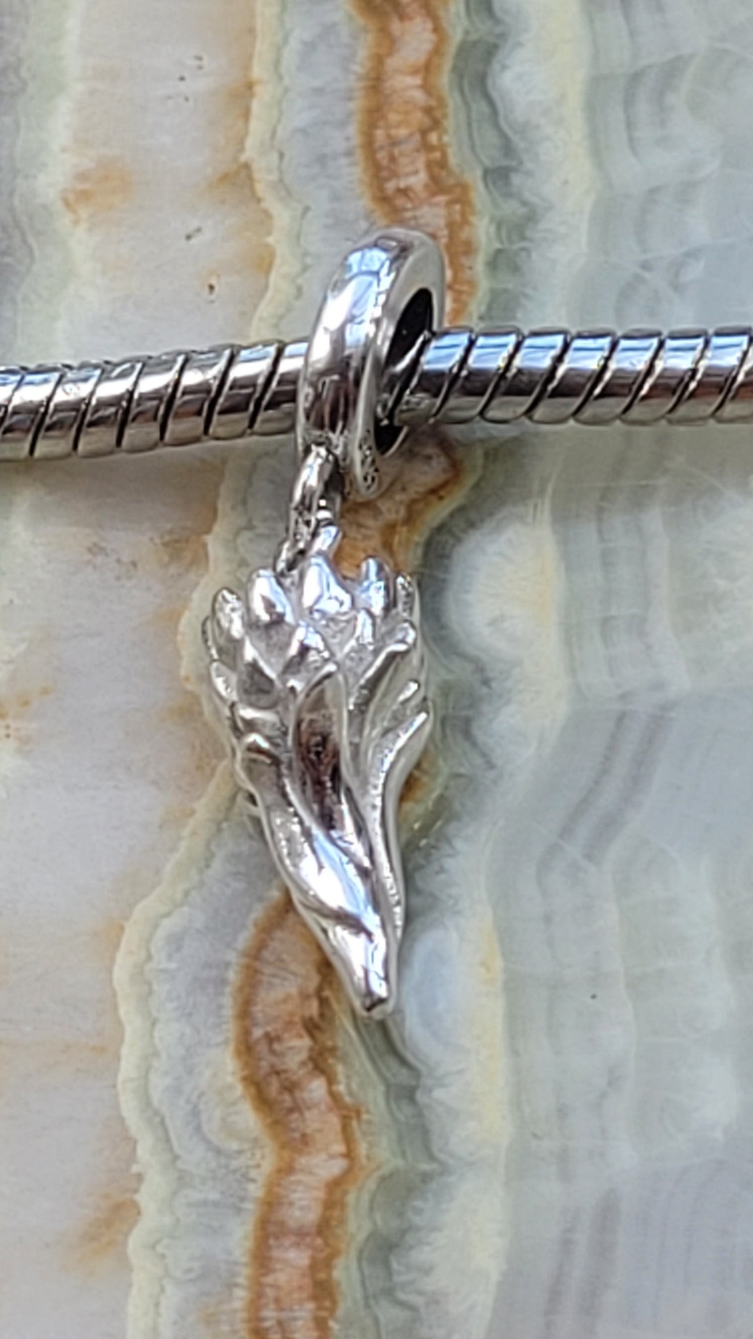 South African Protea Charm 925 Silver Charm European Style Bracelet ...