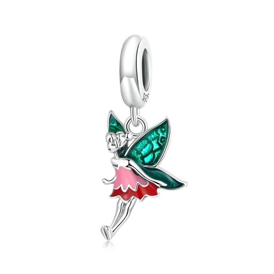 Magical Fairy Elf Charm European Style Bracelets, 925 Sterling Silver ...