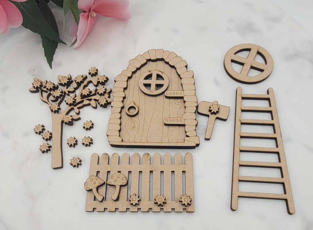 DIY Paint Your Own Tooth Fairy House DIY Paint Kit –elf House, Fairy ...