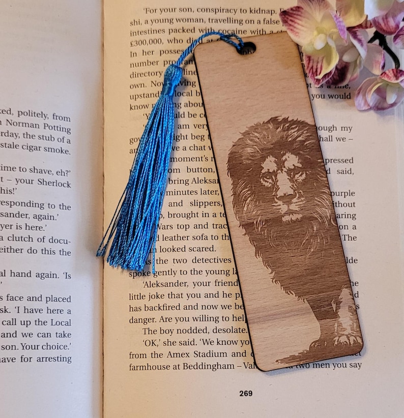 Lion, African Safari, South African Nature Custom Book Wooden ...