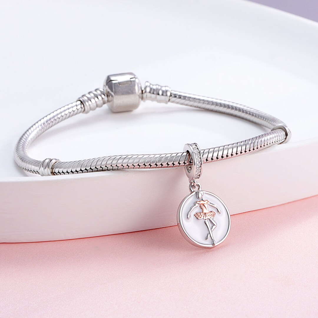 Dancer Charm, Ballerina Charm, Ballet Charm, Dangle Charm Ballet ...