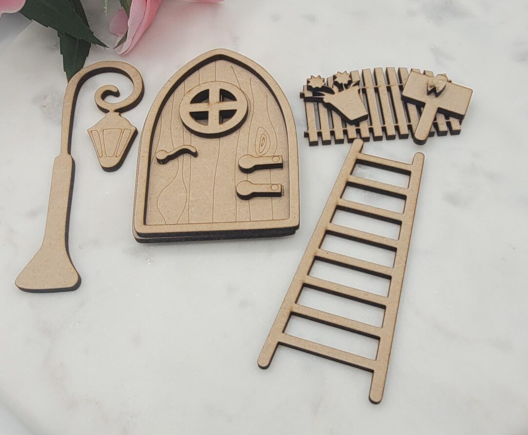 DIY Paint Your Own Tooth Fairy House DIY Paint Kit –elf House, Fairy ...