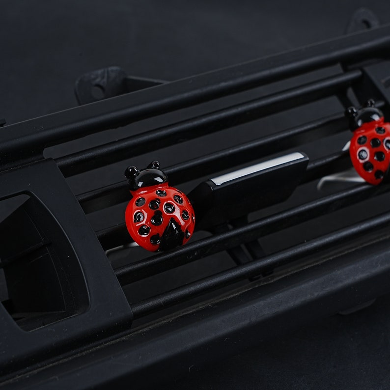 Red Ladybug Car Vent Clips, Insect Car Accessory for New Car, Cute Car ...