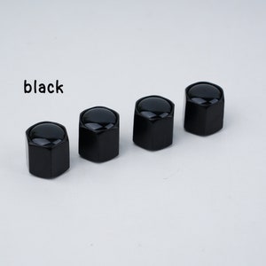 Pink Flower Valve Caps Set, Flower Tire Valve Stem Caps, Valve Caps for ...