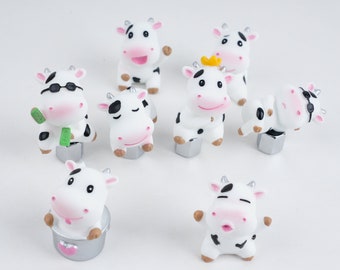 8pcs set Cow Valve Stem Caps cow Tire Stem Caps cartoon Cow Tire Valve Cap Set of 2 4 or 6 valve Stem Cover Black valve Wheel Tyre Air Caps Etsy
