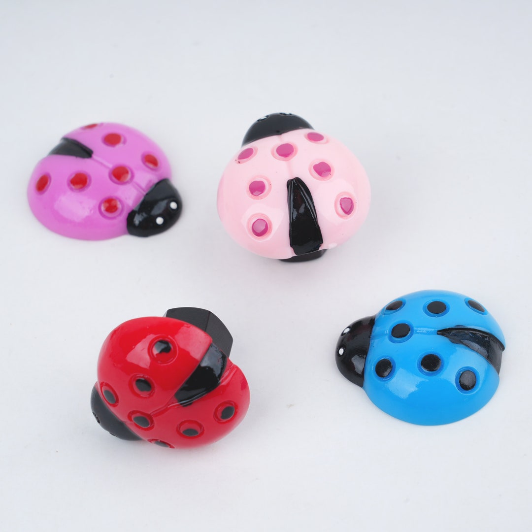 Colorful Ladybug Tire Valve Cap Set of 2, 4 or 6, Valve Wheel Tyre Air ...