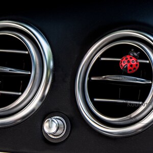 Red Ladybug Car Vent Clips, Insect Car Accessory for New Car, Cute Car ...