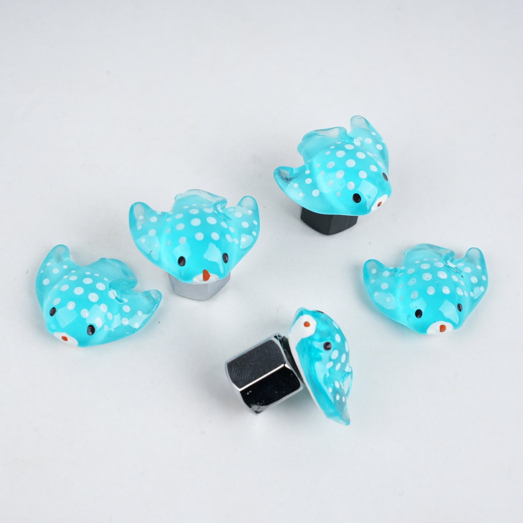 Blue Octopus Valve Caps, Octopus Car Wheel Air Stem Caps, Replacing ...