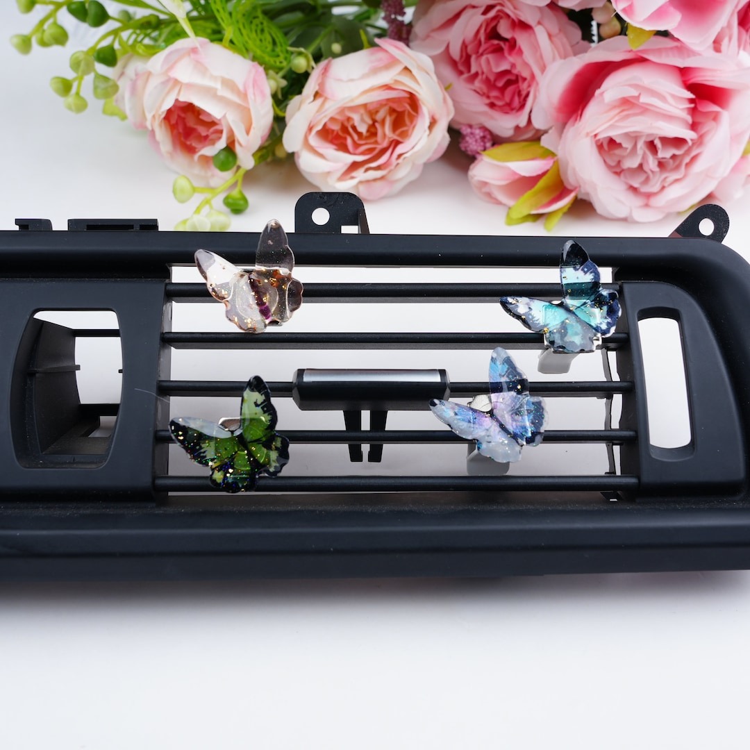 2pcs/set Colorful Butterfly Car Air Vent Decoration, Butterfly Car ...