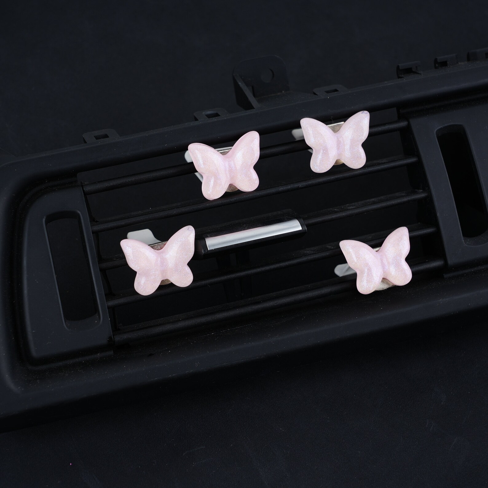 A Set of 2 Butterfly Car Air Vent Clips, Colorful Butterfly Car ...