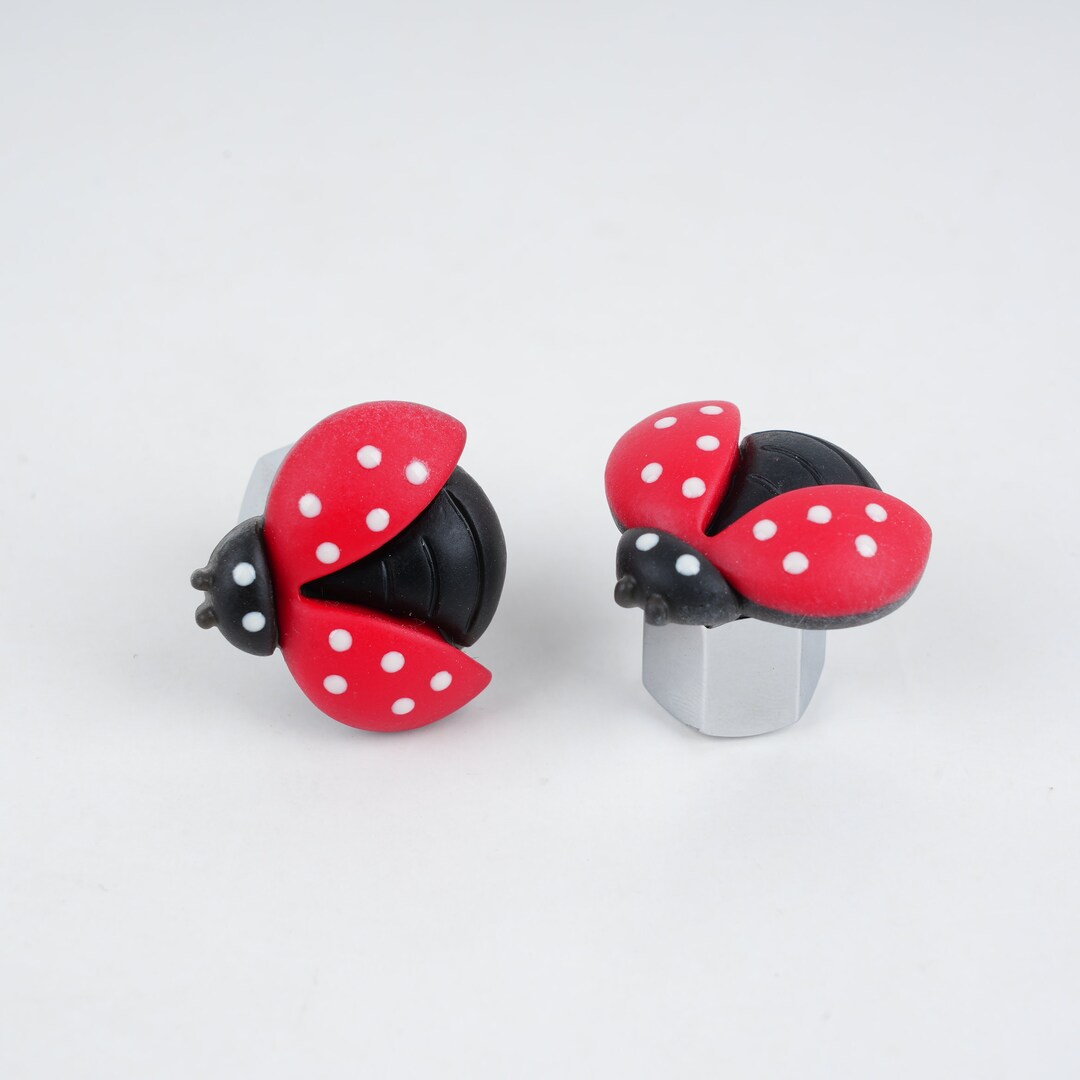 Cute Ladybug Car Valve Stem Caps, Ladybug Tire Valve Caps, Valve Wheel ...
