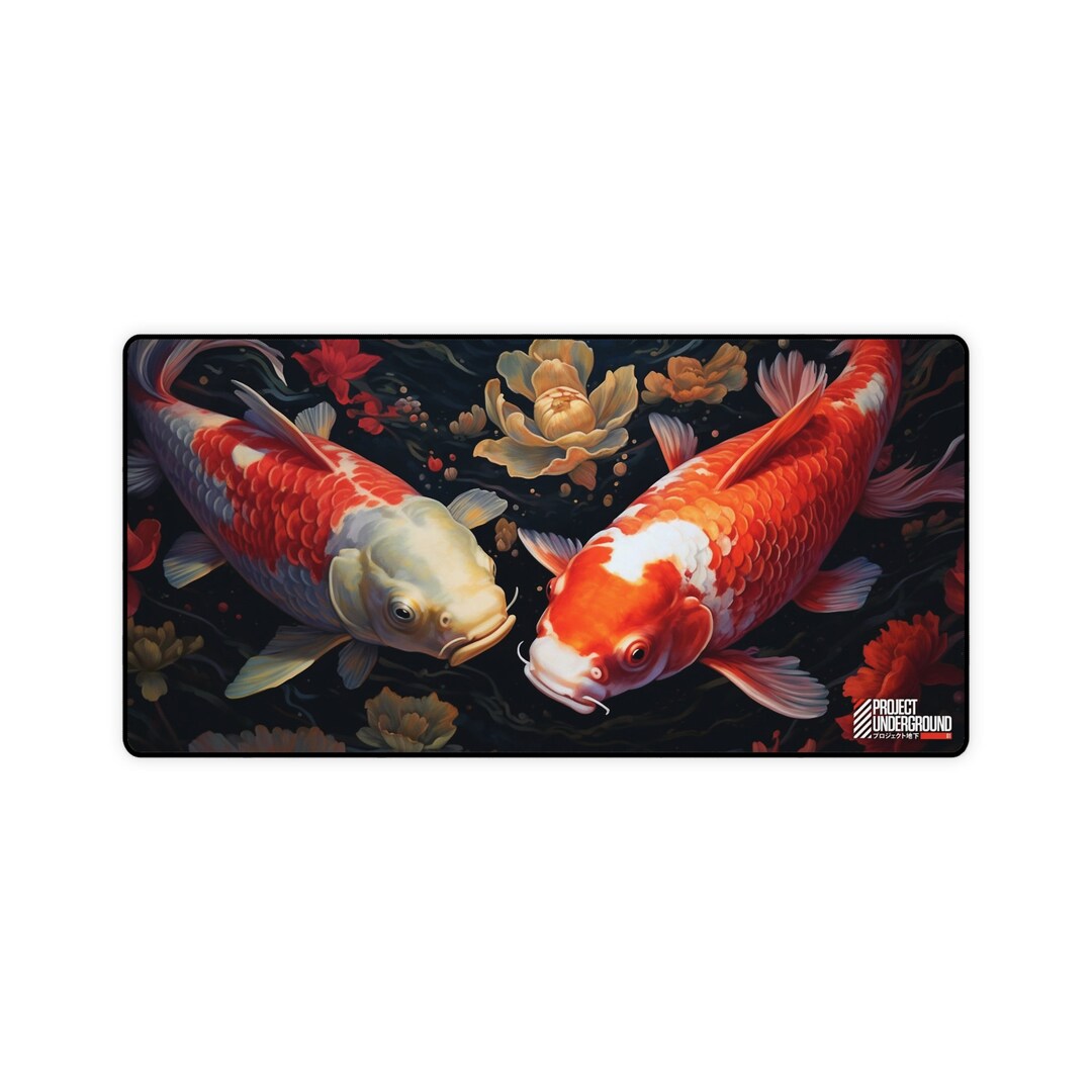 Koi Fish Mousepad-1, Limited Edition, Gaming Mousepad, Desk Pad, Sci-fi ...