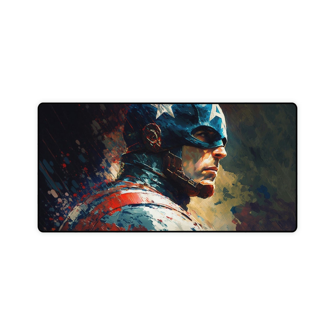 Captain America 04, Limited Edition, Gaming Mousepad, Desk Pad, Sci-fi ...