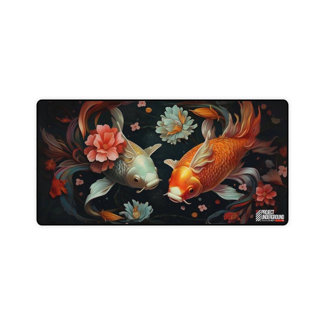 Koi Fish Mousepad-3 , Limited Edition, Gaming Mousepad, Desk Pad, Sci ...