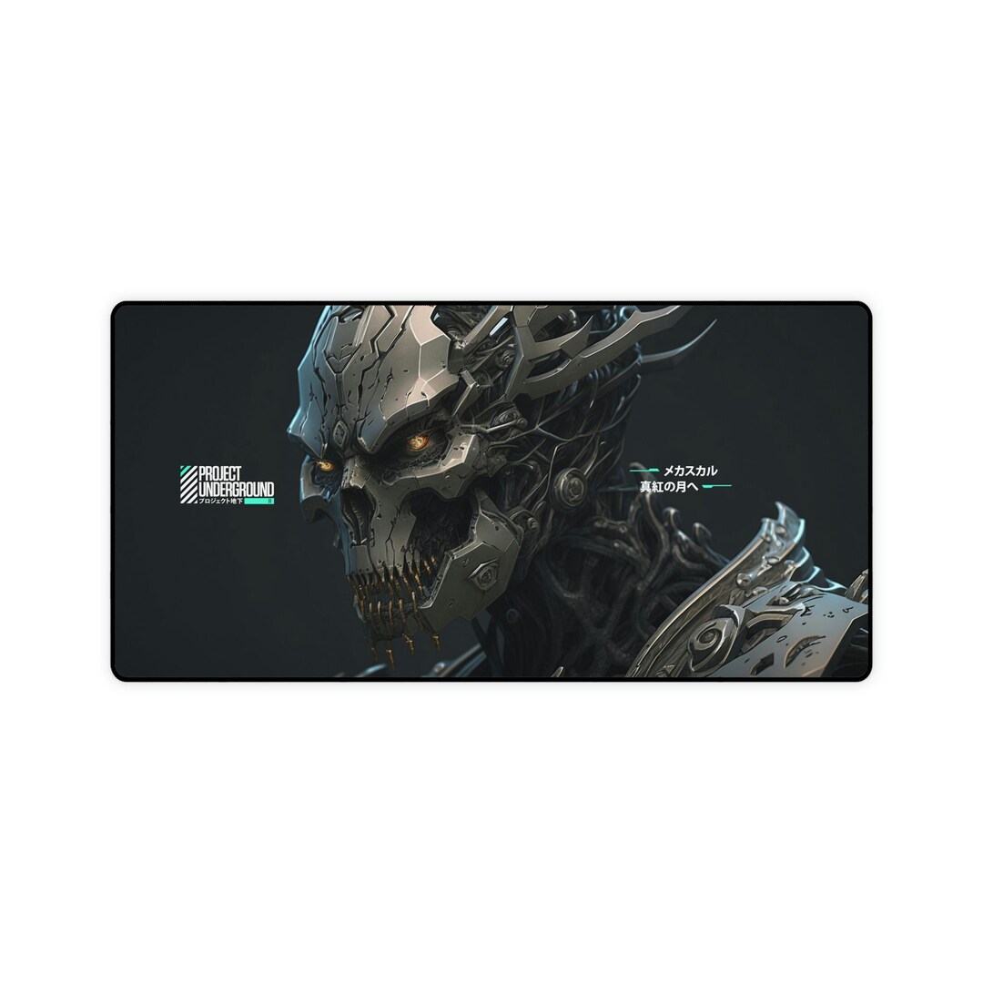 Killswitch, Limited Edition Mecha Skull Gaming Mousepad, Desk Pad, Sci ...