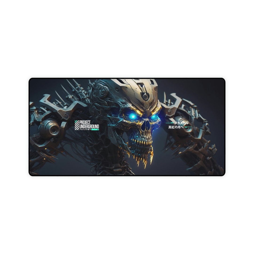 Juggernaut, Limited Edition Mecha Skull Gaming Mousepad, Desk Pad, Sci ...