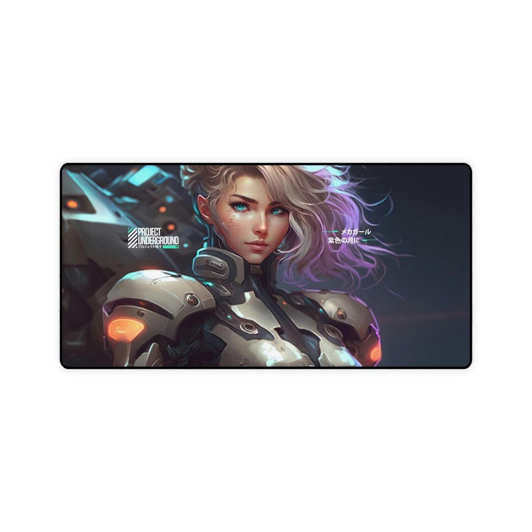 Yoko, Limited Edition Girl Mecha Gaming Mousepad, Gamer Desk Pad, Sci ...