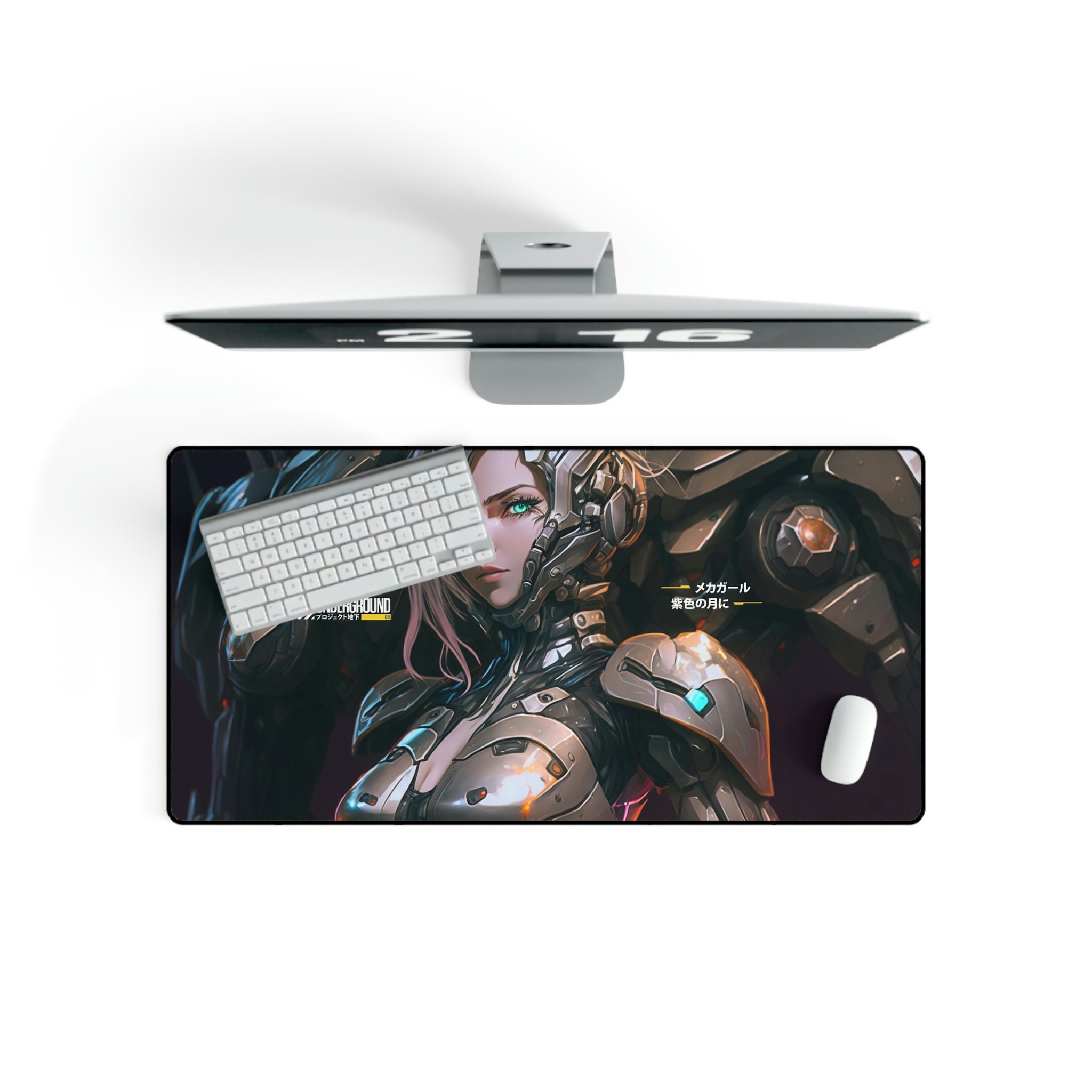 Izumi, Limited Edition Girl Mecha Gaming Mousepad, Gamer Desk Pad, Sci ...