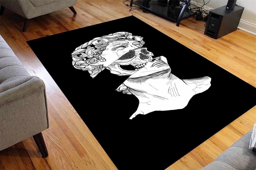 Michelangelo Sculpture Rughead Human Skull Print - Etsy