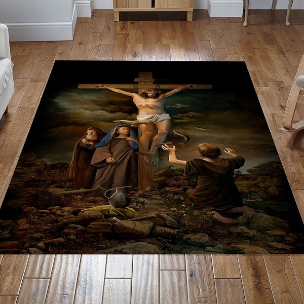 Jesus Rug - Etsy