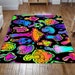 Mushroom Rug,mushrooms Carpet,living Room Rug,area Rug,colorful ...
