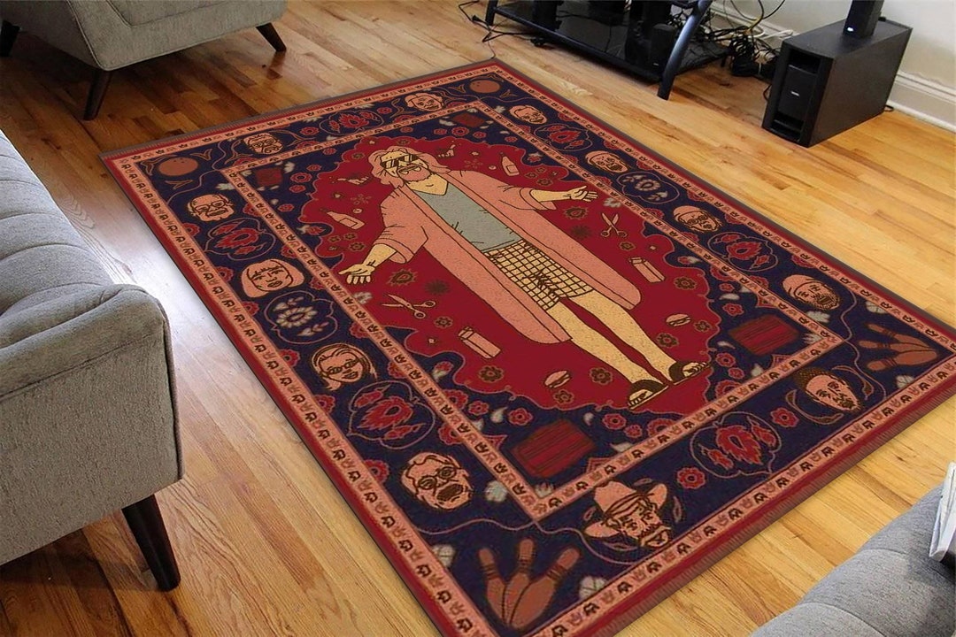 Dude Rug the Big Lebowski Fantastic Movie Floor Rug Living - Etsy
