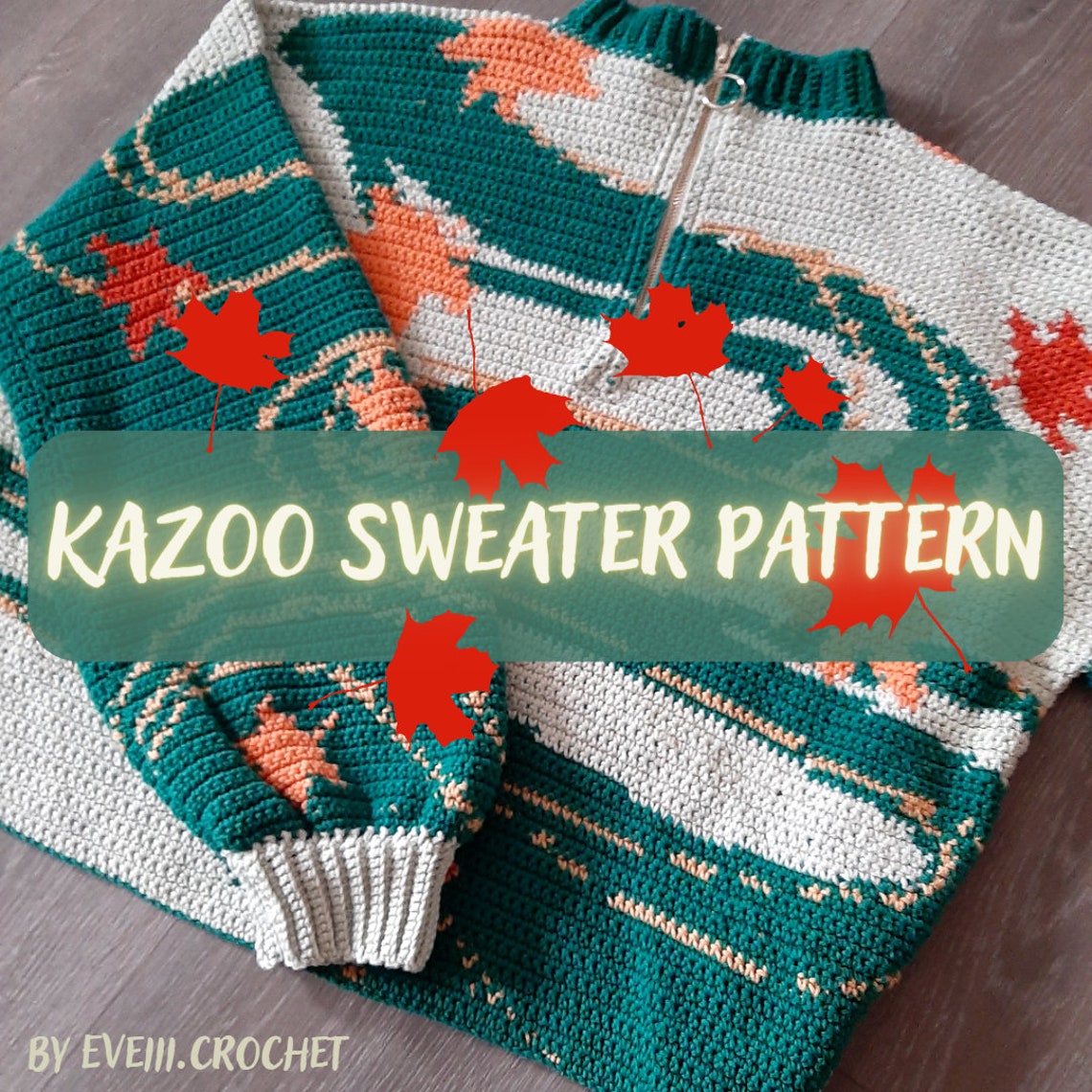 Kazoo Sweater Crochet Pattern // Kaedehara Kazuha (genshin Impact ...